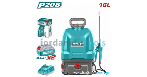 TOTAL ΕΠΑΓΓ. ΨΕΚΑΣΤΗΡΑΣ ΠΛΑΤΗΣ ΜΠΑΤ. Li-ion 20V / 4Ah / 2 ΜΠΑΤ ...