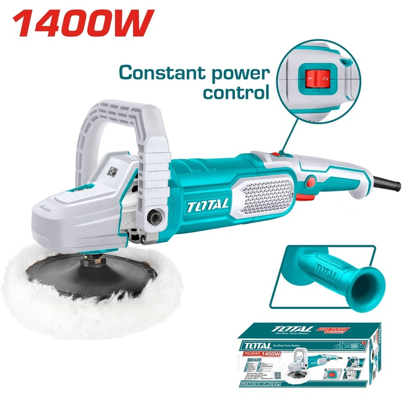 TOTAL ΕΠΑΓΓ. ΓΩΝΙΑΚΟΣ ΑΛΟΙΦΑΔΟΡΟΣ 1.400W - 180mm TP11418026 εως 6 ...