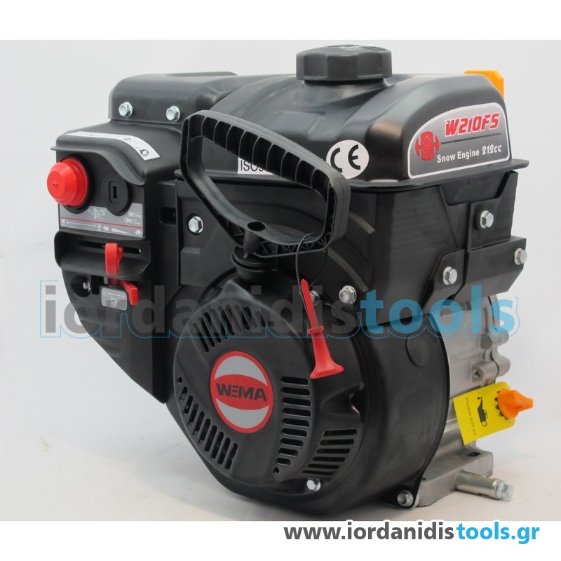 weima Βενζινοκινητήρας με αισθητήρα λαδιού 6.5hp και σφήνα 19mm εως 6 ...