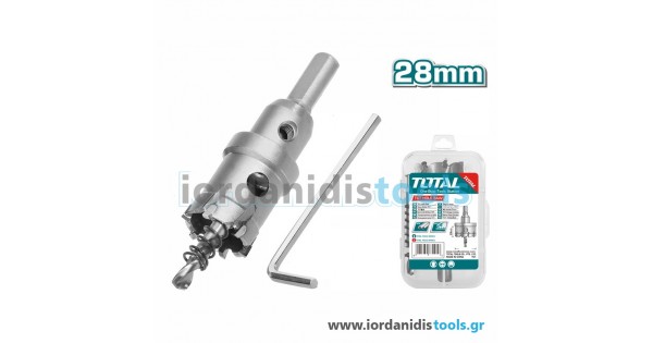 TOTAL ΠΟΤΗΡΟΤΡΥΠΑΝΟ ΚΑΡΒΙΔΙΟΥ ΙΝΟΧ / ΣΙΔΗΡΟΥ 28mm TAC48281
