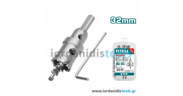 TOTAL ΠΟΤΗΡΟΤΡΥΠΑΝΟ ΚΑΡΒΙΔΙΟΥ ΙΝΟΧ / ΣΙΔΗΡΟΥ 32mm TAC48321