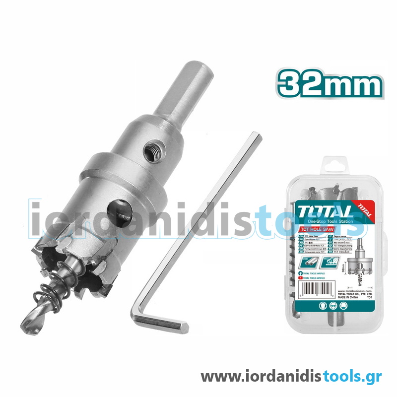 TOTAL ΠΟΤΗΡΟΤΡΥΠΑΝΟ ΚΑΡΒΙΔΙΟΥ ΙΝΟΧ / ΣΙΔΗΡΟΥ 35mm TAC48351
