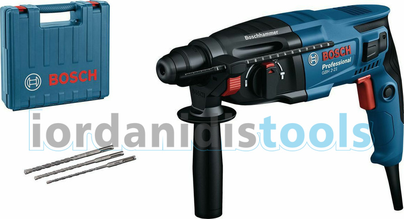 GBH 2-21+ ACC Set ΠΕΡΙΣΤΡΟΦΙΚΟ ΣΚΑΠΤΙΚΟ 720w 2J + 3 ΤΡΥΠΑΝΙΑ SDS PLUS ...