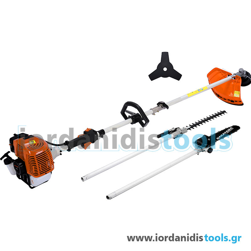 NAKAYAMA ΠΟΛΥΜΗΧΑΝΗΜΑ ΒΕΝΖΙΝΗΣ 4 ΣΕ 1, 51,7cc, 2,1Hp, ΛΑΜΑ 25cm ...