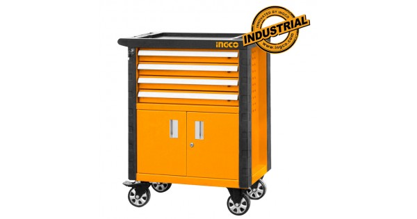 INGCO HDTC01042 Επαγγελματικός Κενός Εργαλειοφόρος με 4 Συρτάρια και 1 ...