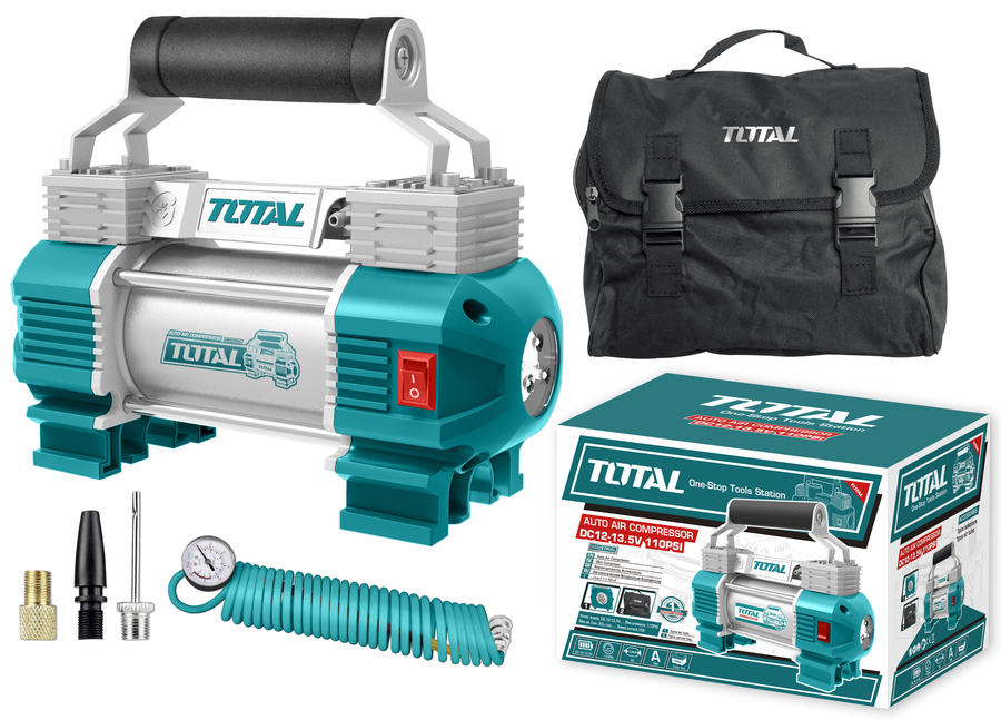 TOTAL TTAC2506 Αεροσυμπιεστής Αυτοκινήτου με φως 12V