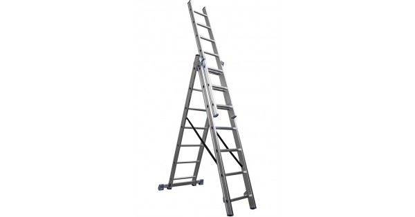 BORMANN BHL5110 ΣΚΑΛΑ ΤΡΙΠΛΗ ΑΛΟΥΜΙΝΙΟΥ 6063 029670ΕΩΣ 6 ΑΤΟΚΕΣ ΔΟΣΕΙΣ